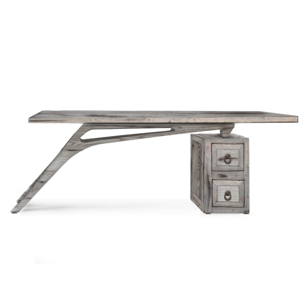 Aviator Reclaimed Wood Desk – HappyFrog Decor