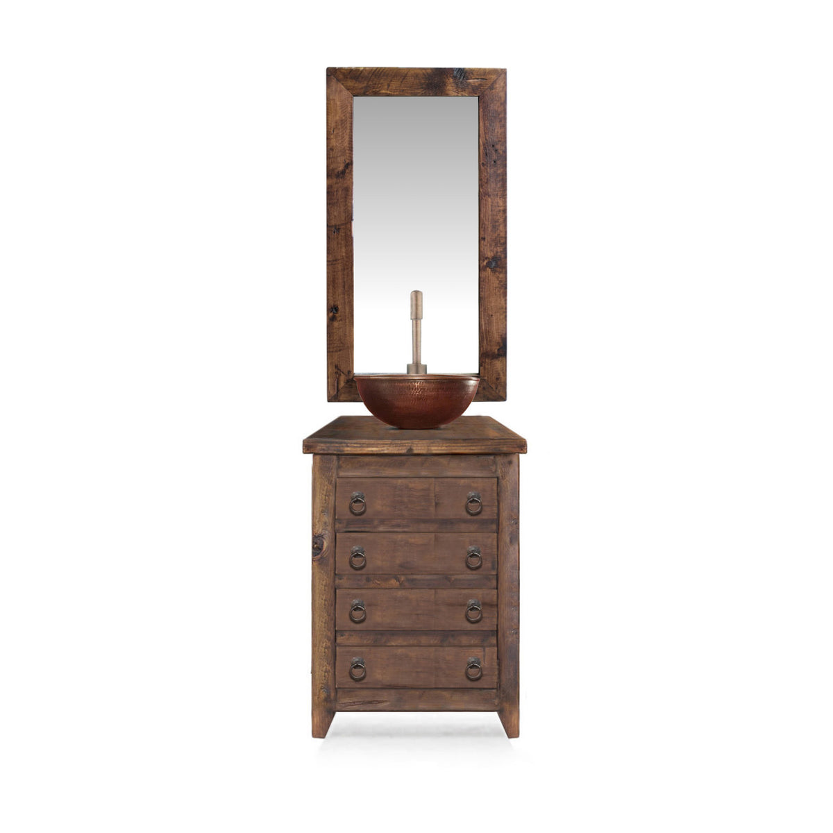 Elsa Reclaimed Wood Bathroom Vanity – HappyFrog Decor